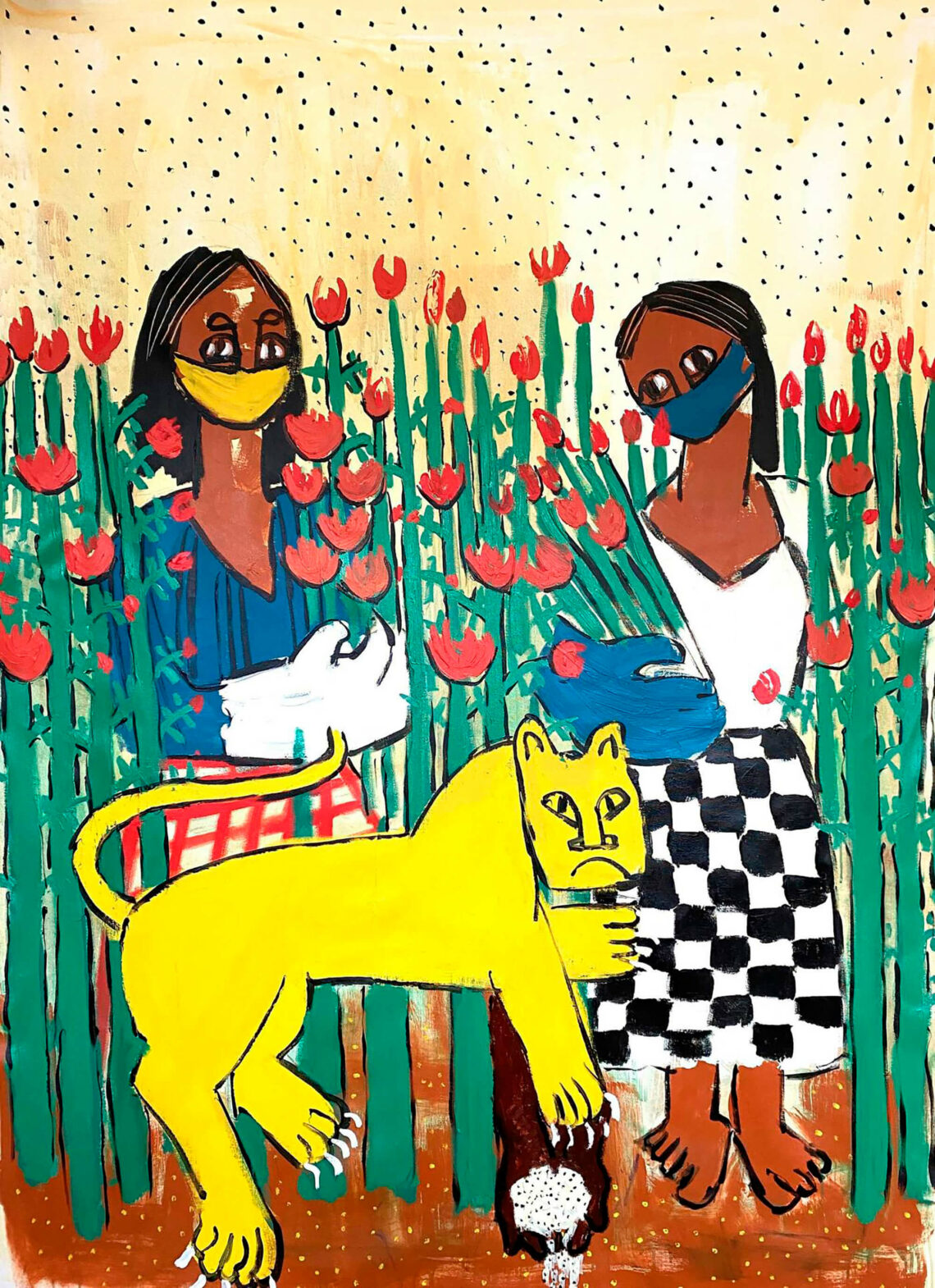 New paintings and sculptures by Meron Engida Hawke showcase modern ...